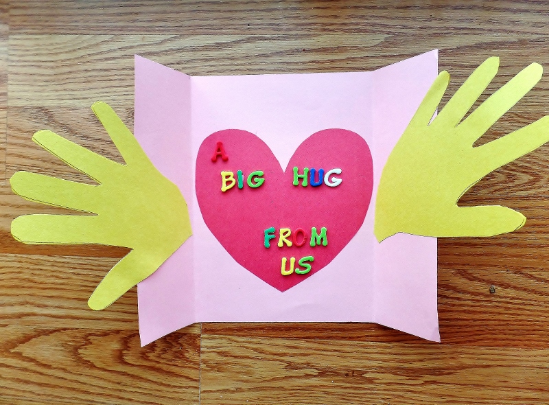 A Big Hug Card Craft for Kids