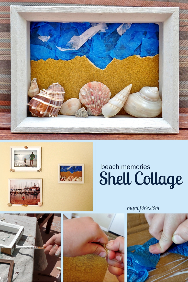 Beach Memories Shell Collage - Munofore