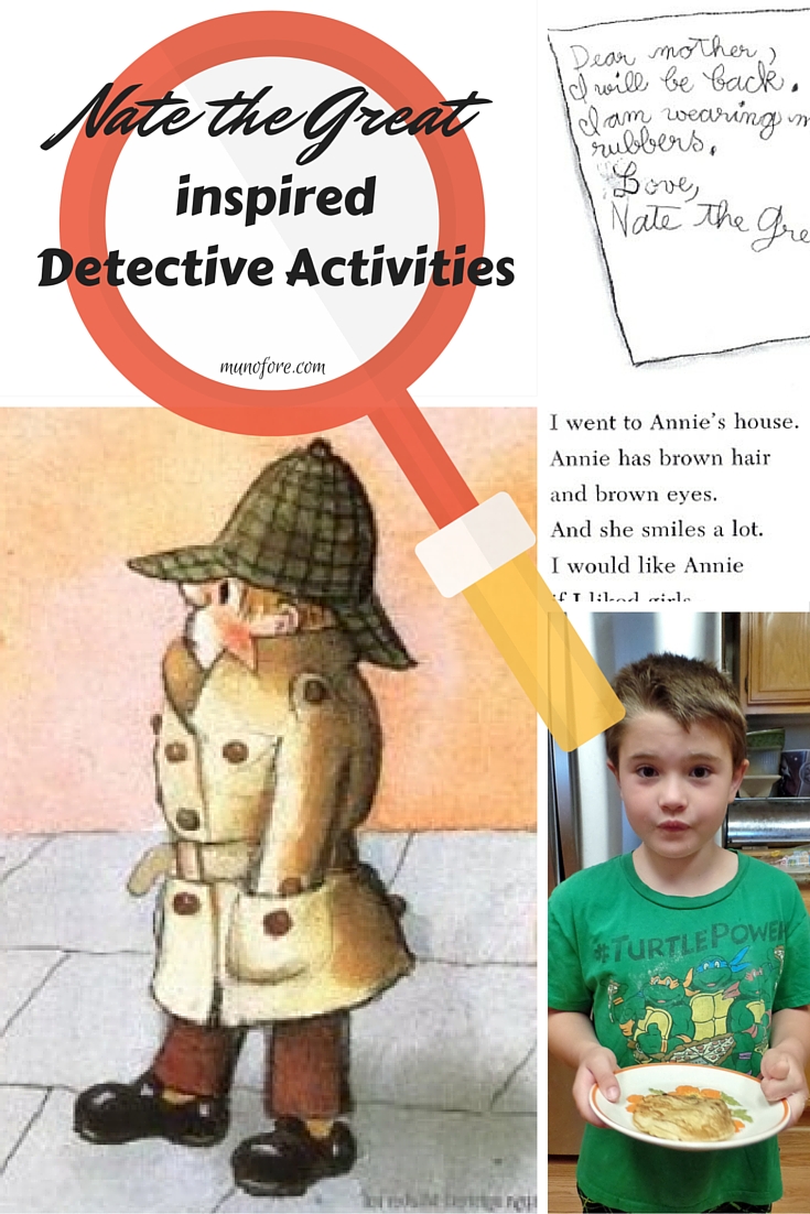Nate the Great Detective Activities - Munofore