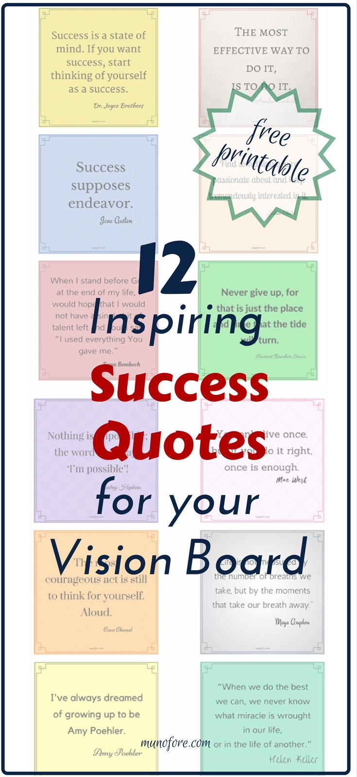 Easy DIY Vision Board to Help You Visualize Your Success - Munofore