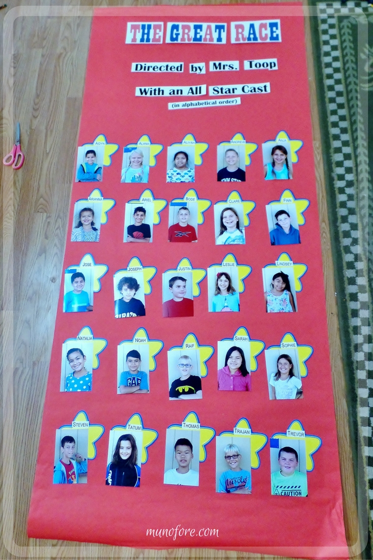 Hollywood Themed Classroom Door Decoration - Munofore