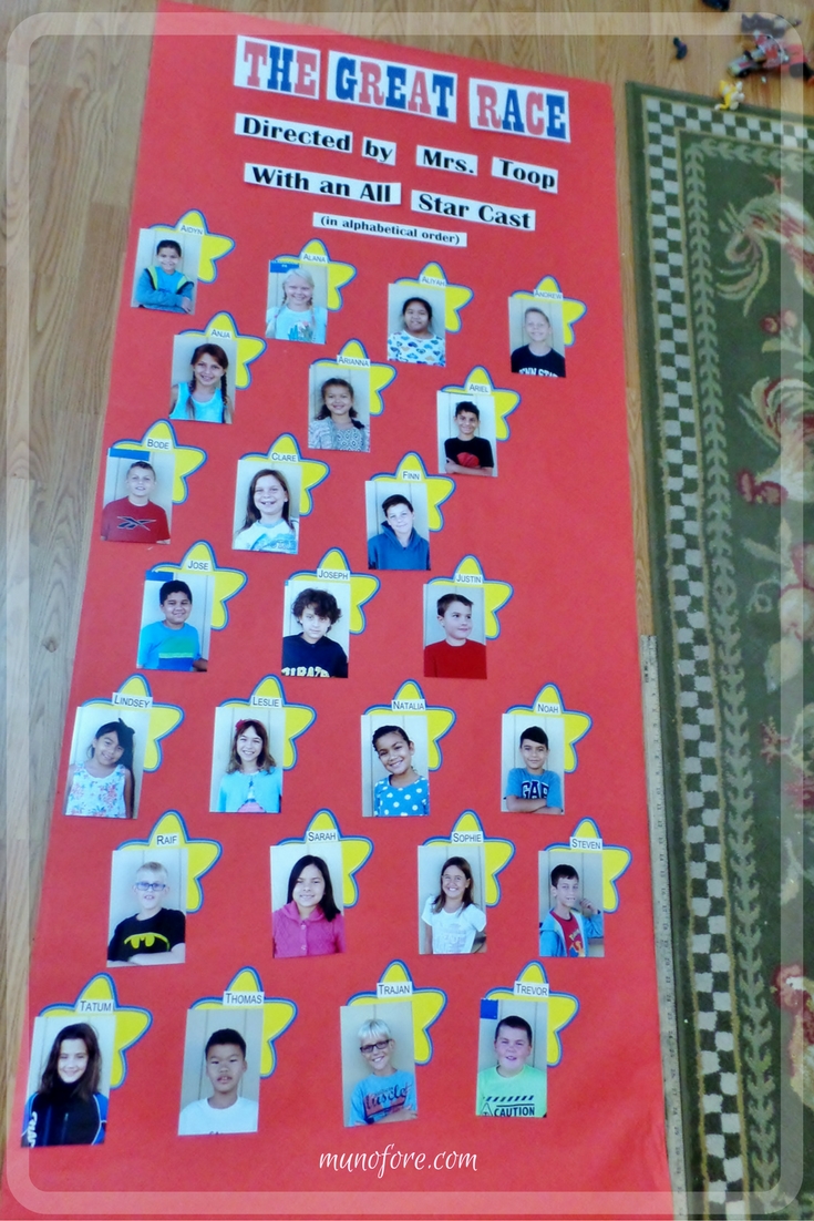 Hollywood Themed Classroom Door Decoration - Munofore