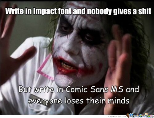 Why All the Hate for Comic Sans? Fonts Matter. - Munofore