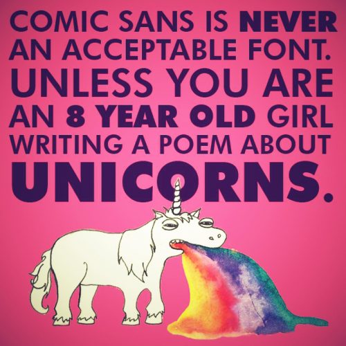 Why All the Hate for Comic Sans? Fonts Matter. - Munofore