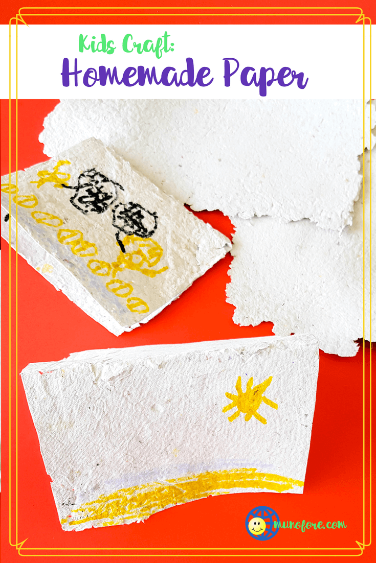 Homemade Paper: Fun and Easy Craft for Kids of All Ages - Munofore
